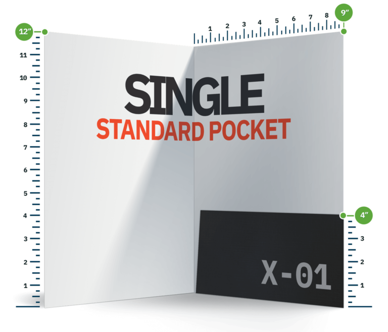 Single Pocket Presentation Folder - Wholesale Pocket Folders