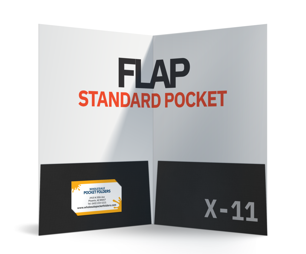 Standard Flap Presentation Folder - Wholesale Pocket Folders